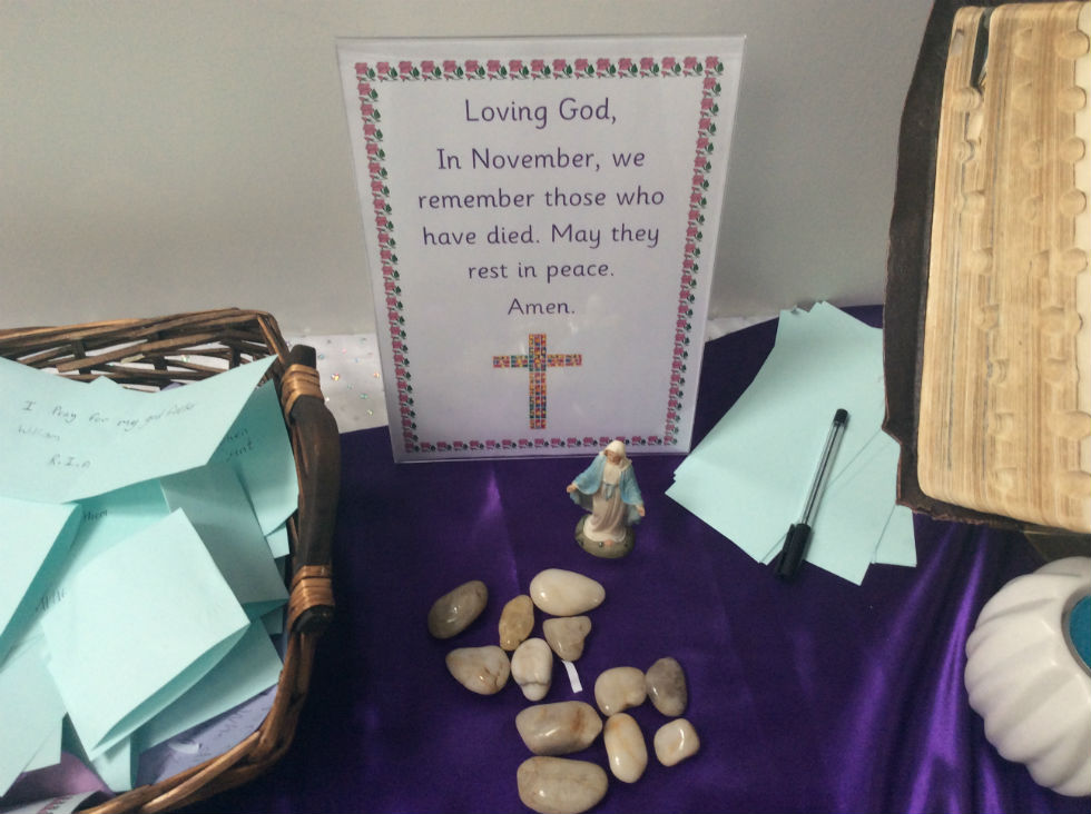 During the month of November we remember loved ones who are now in heaven