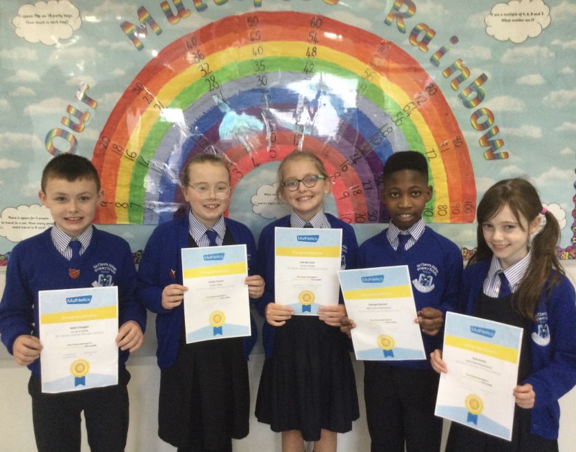 Mathletics Gold Certificate Award