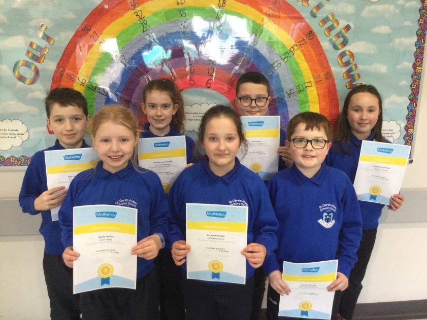 Mathletics Gold Certificate Award